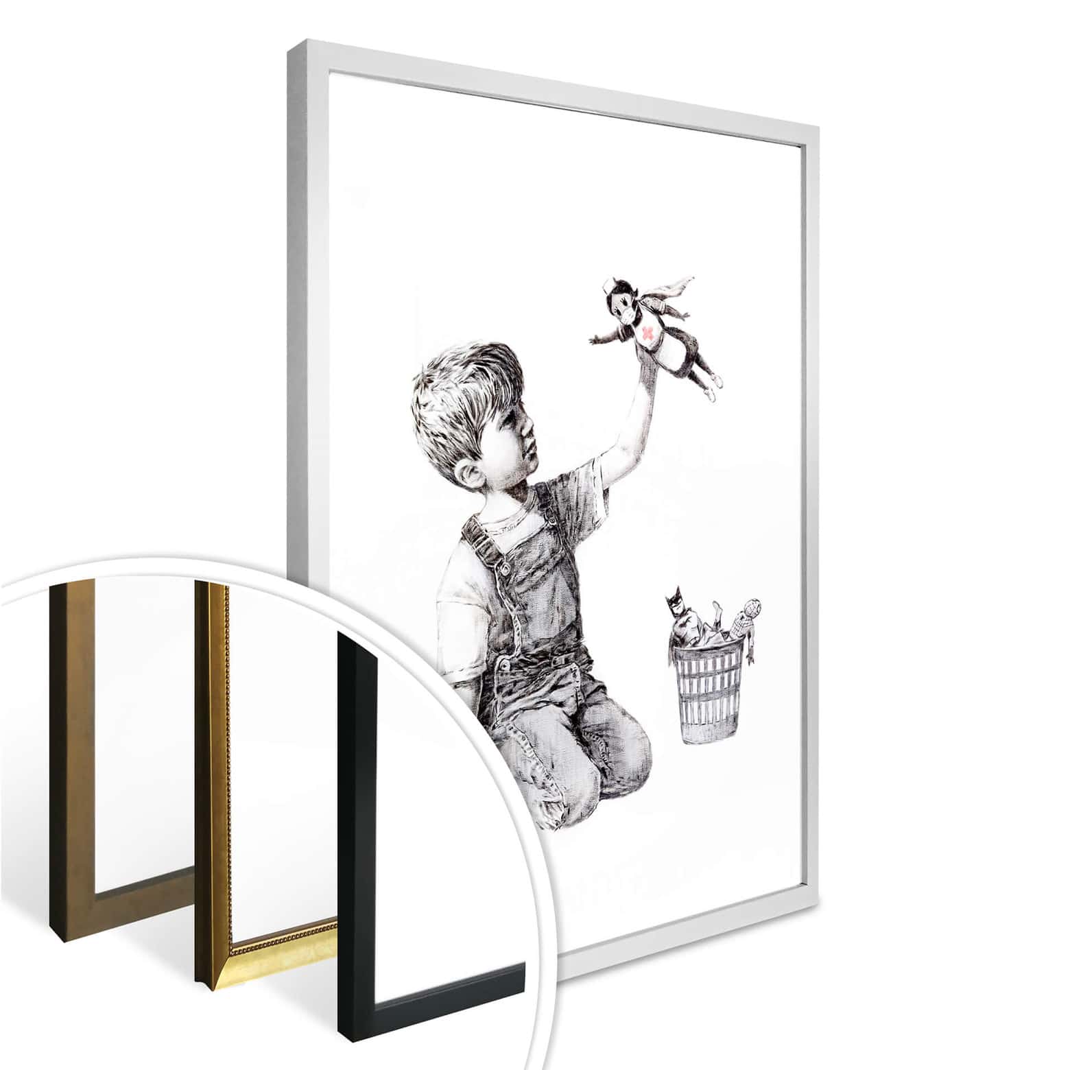 Banksy - "Real Hero" Poster