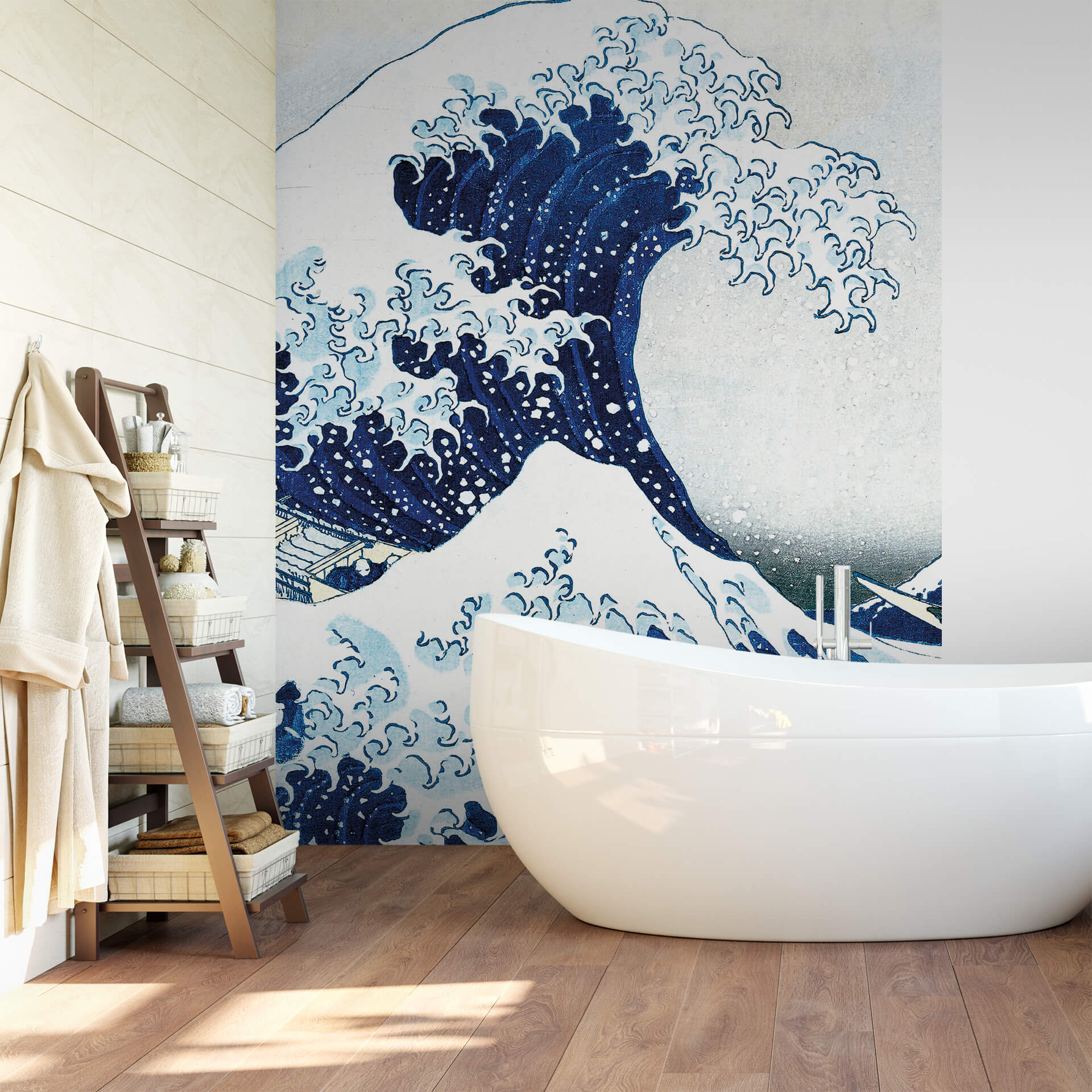 Anaglypta Wall-art Hokusai - The Great Wave - Wall Mural - 5445 | Cover ...